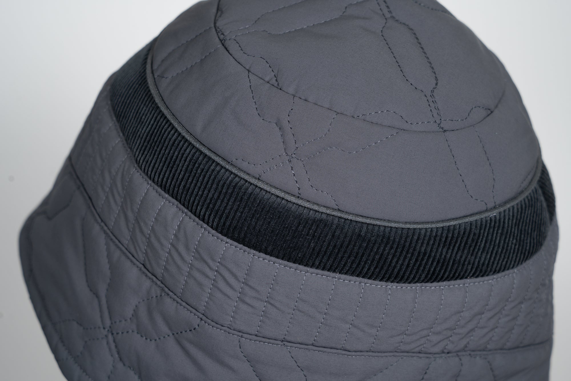 Cell Quilt Hat / charcoal – HATRA OFFICIAL