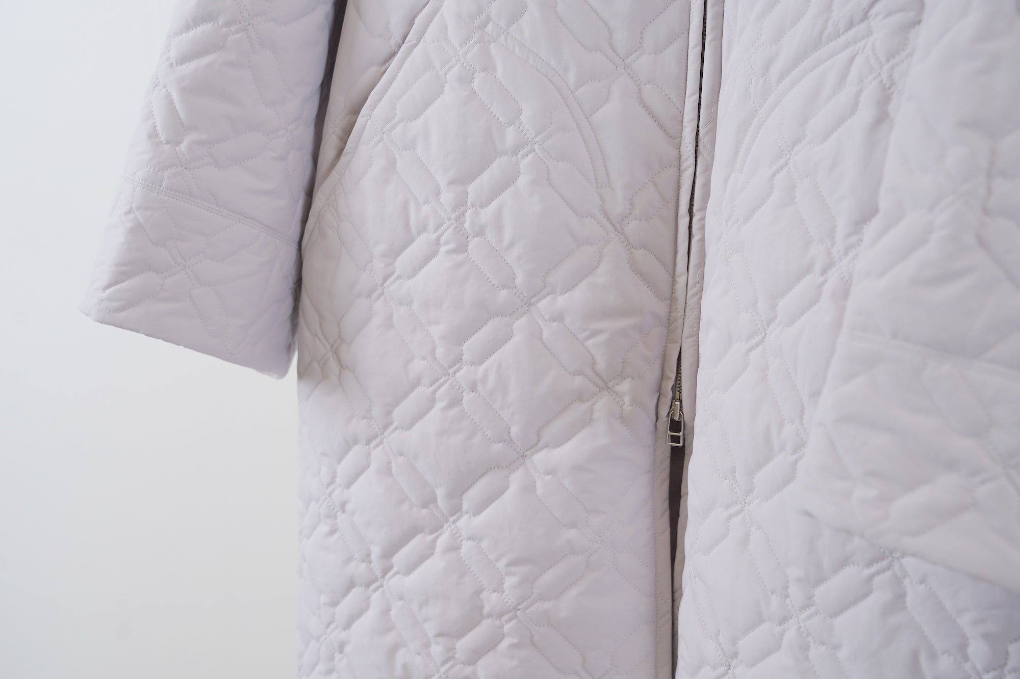 Cell Quilt Over Coat / lavender – HATRA OFFICIAL