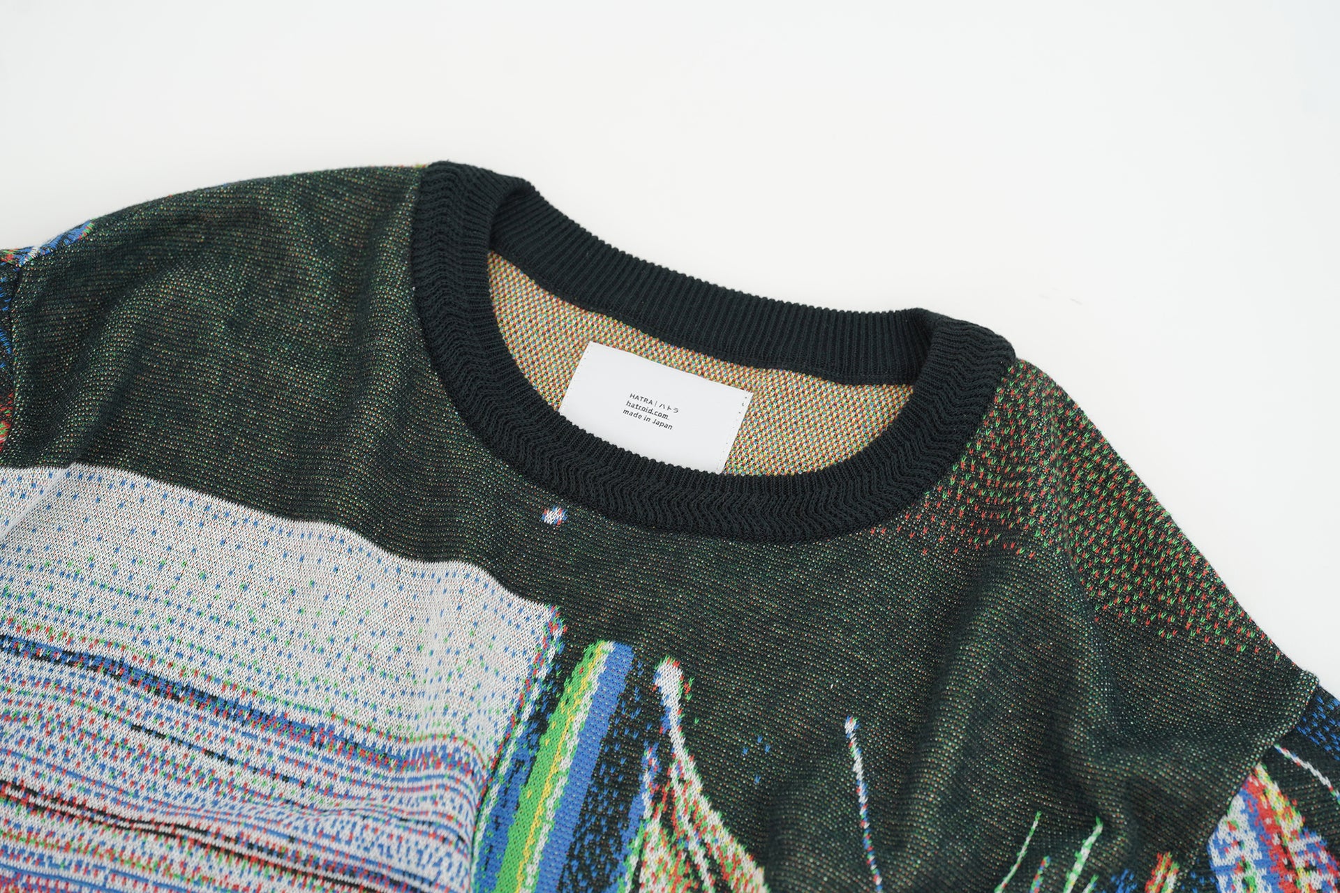 Pixel Tear Sweater / black tear – HATRA OFFICIAL